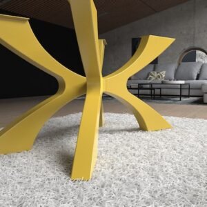 Unique Handmade furniture Spider X shape metal table base for heavy ...