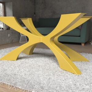 Unique Handmade furniture Spider X shape metal table base for heavy ...
